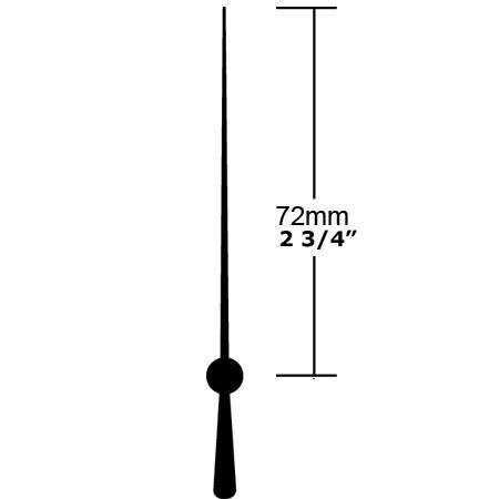 72mm Sweep - Timberbits - Clock Hands